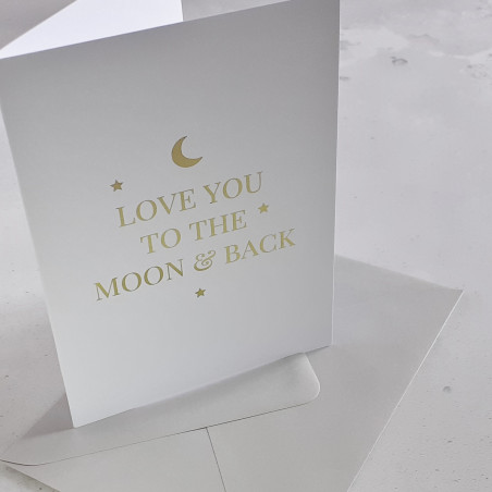 Foil Card - To the Moon and Back