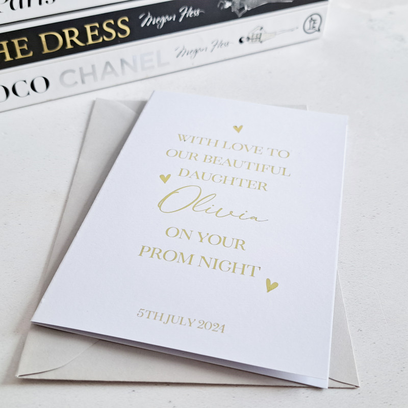Personalised Prom Card