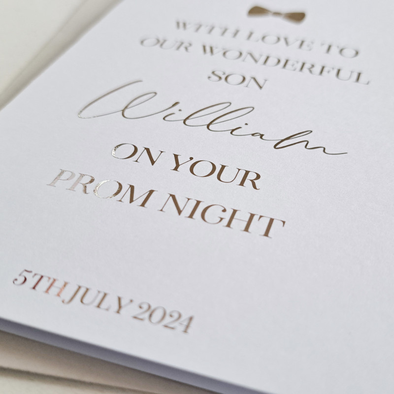 Personalised Prom Card