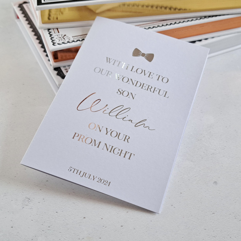 Personalised Prom Card